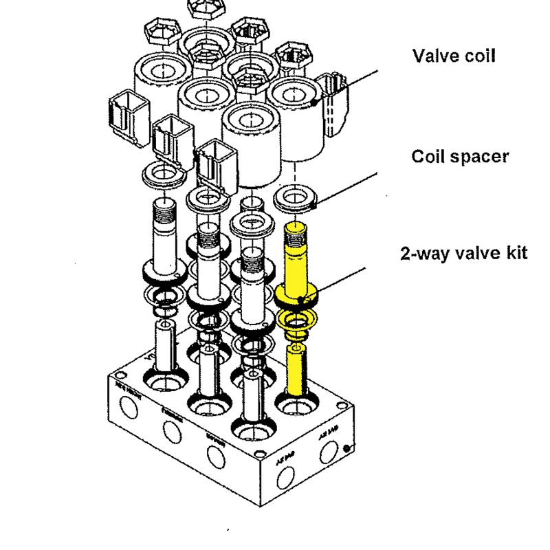 VALVE KIT 2-WAY | REV Parts Store