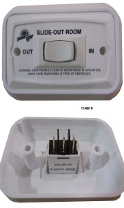 SWITCH, SLIDE OUT ASSEMBLY,ROCKER, PG 5 | REV Parts Store