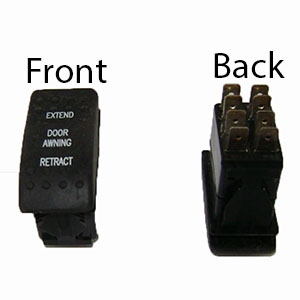 SWITCH DPDT DOOR AWNING EXTEND/RETRACT V | REV Parts Store