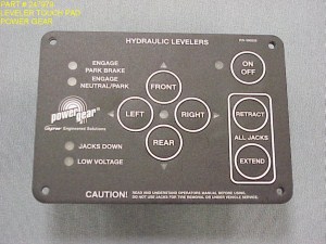 TOUCH PAD, LEVELER POWER GEAR (500535) | REV Parts Store
