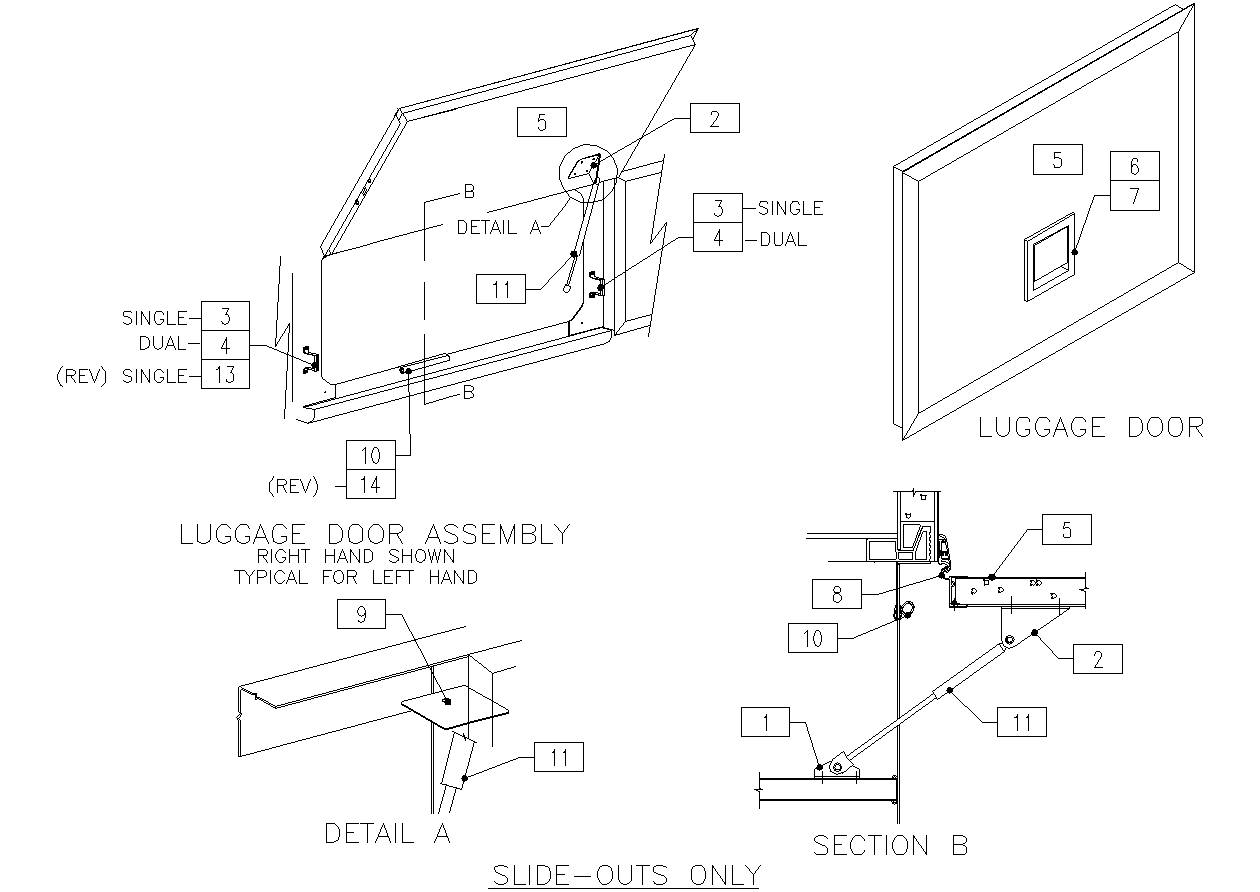 PRINT-EXTERIOR COMPONENTS SIDE -2003 SOUTHWIND ALL | REV Parts Store