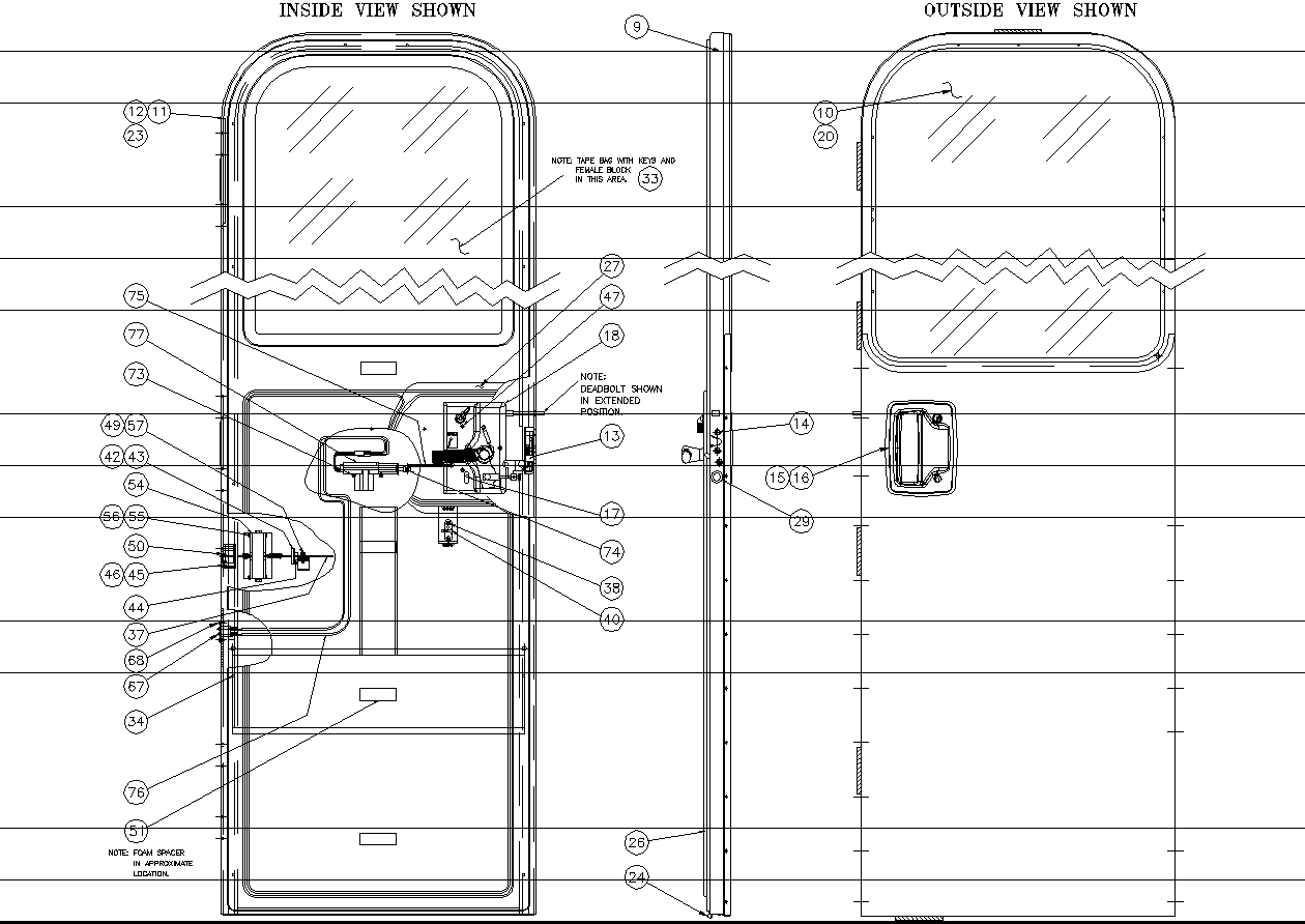 DR-27 1/2X80 3/4KYLS RDY W/ACTR(BF) | REV Parts Store