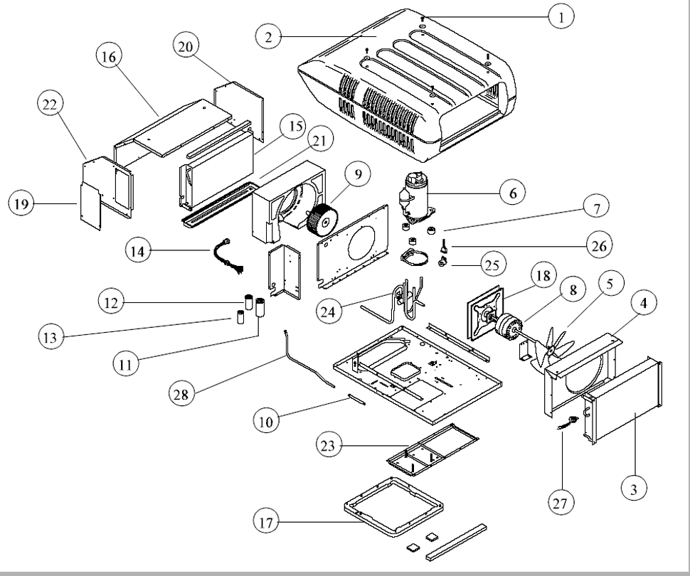 A/C-HP2 15.0M W/HT PMP/ARXL853 C17-4510 | REV Parts Store