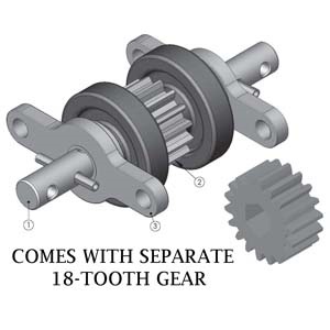 GEAR PACK ASSY -18-TOOTH *SEECOMMENTS** | REV Parts Store