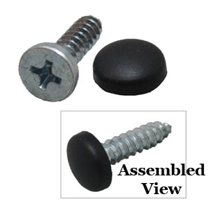 CAP-SNAP W/SCRW 3/8-075 #180 BLACK | REV Parts Store