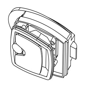 LATCH-LUGGAGE DOOR W/O LOCK | REV Parts Store