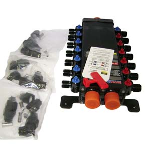14 PORT 3/8'' CRIMP MANABLOC | REV Parts Store